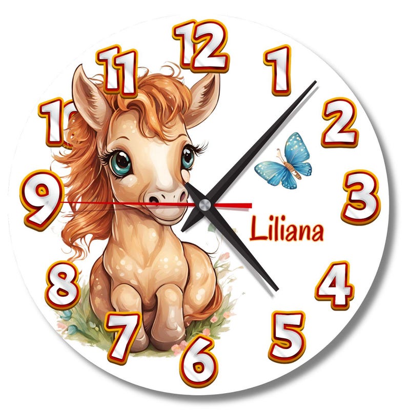 Children Wall Clock - Etsy