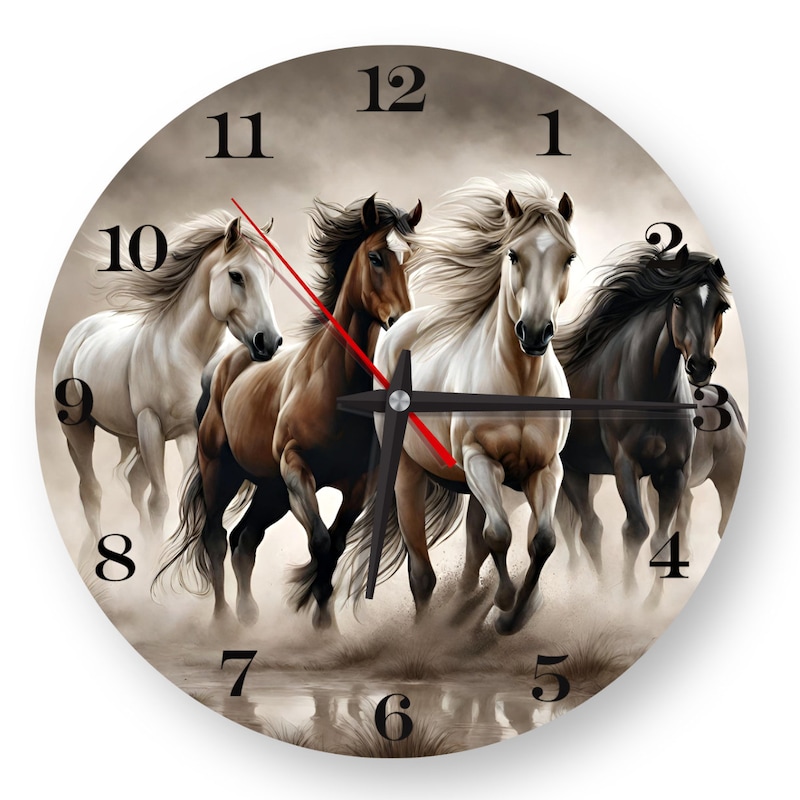 Horse Clock - Etsy