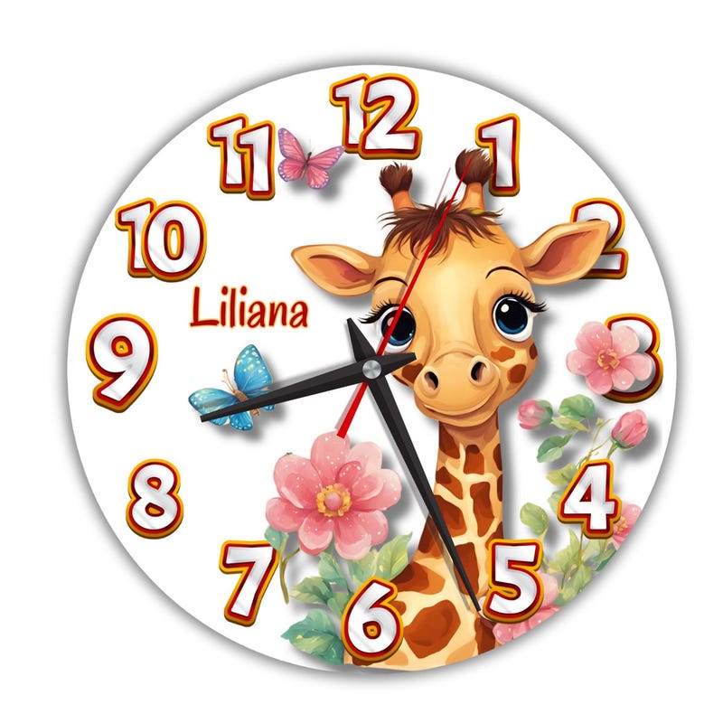 Children Wall Clock - Etsy