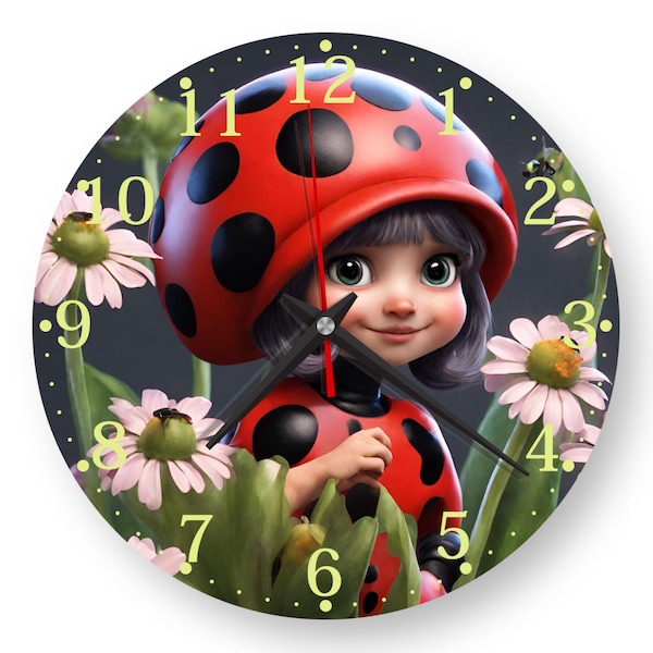 Ladybug Clock - Etsy