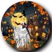 Ghost Wall Clock Unique 3D Halloween Decoration, Large and Spooky ...