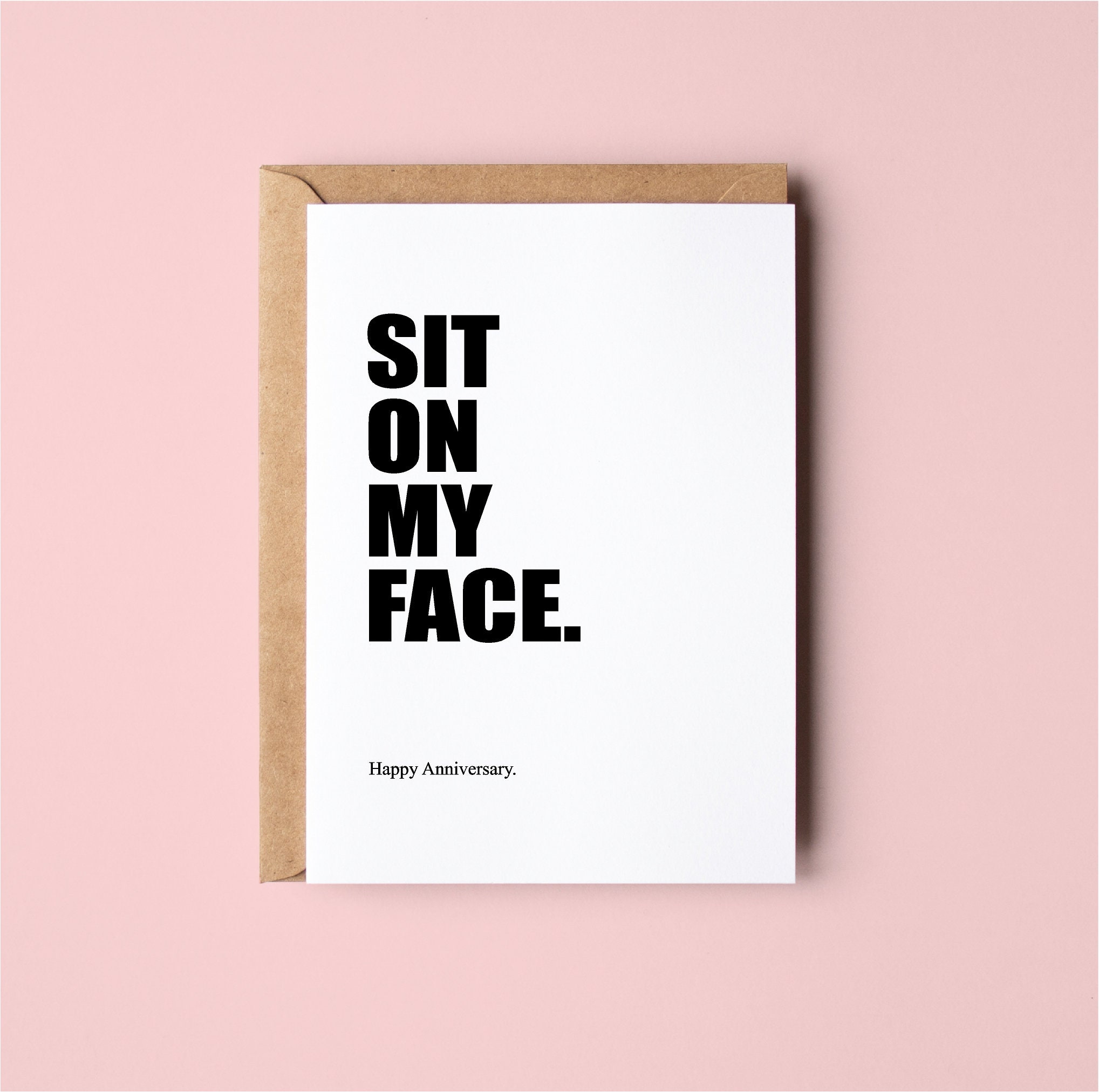 Sit on My Face Funny Anniversary Love Greeting Card - Etsy Australia