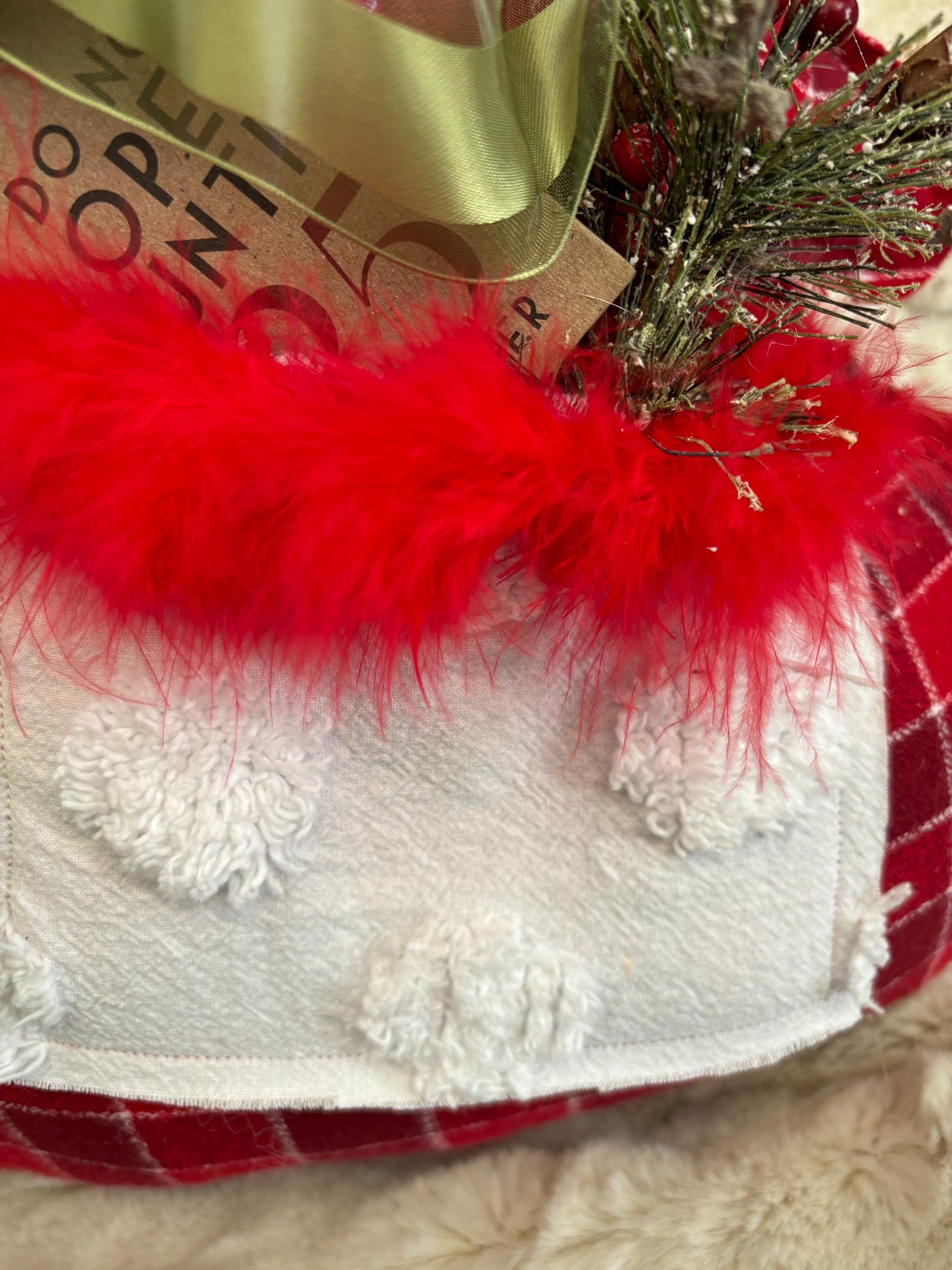 The Little Red Christmas Tree Pillow - Etsy