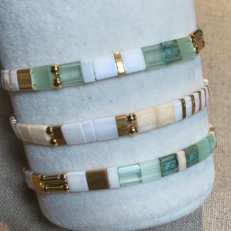 Tile Bracelets - Etsy