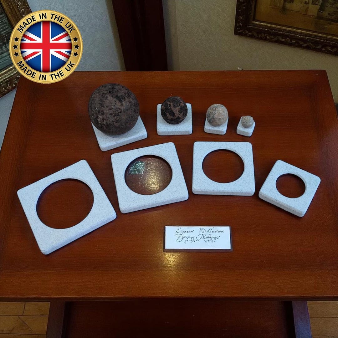 Musket Ball and Cannon Shot Display Stands in Different Sizes - Etsy UK