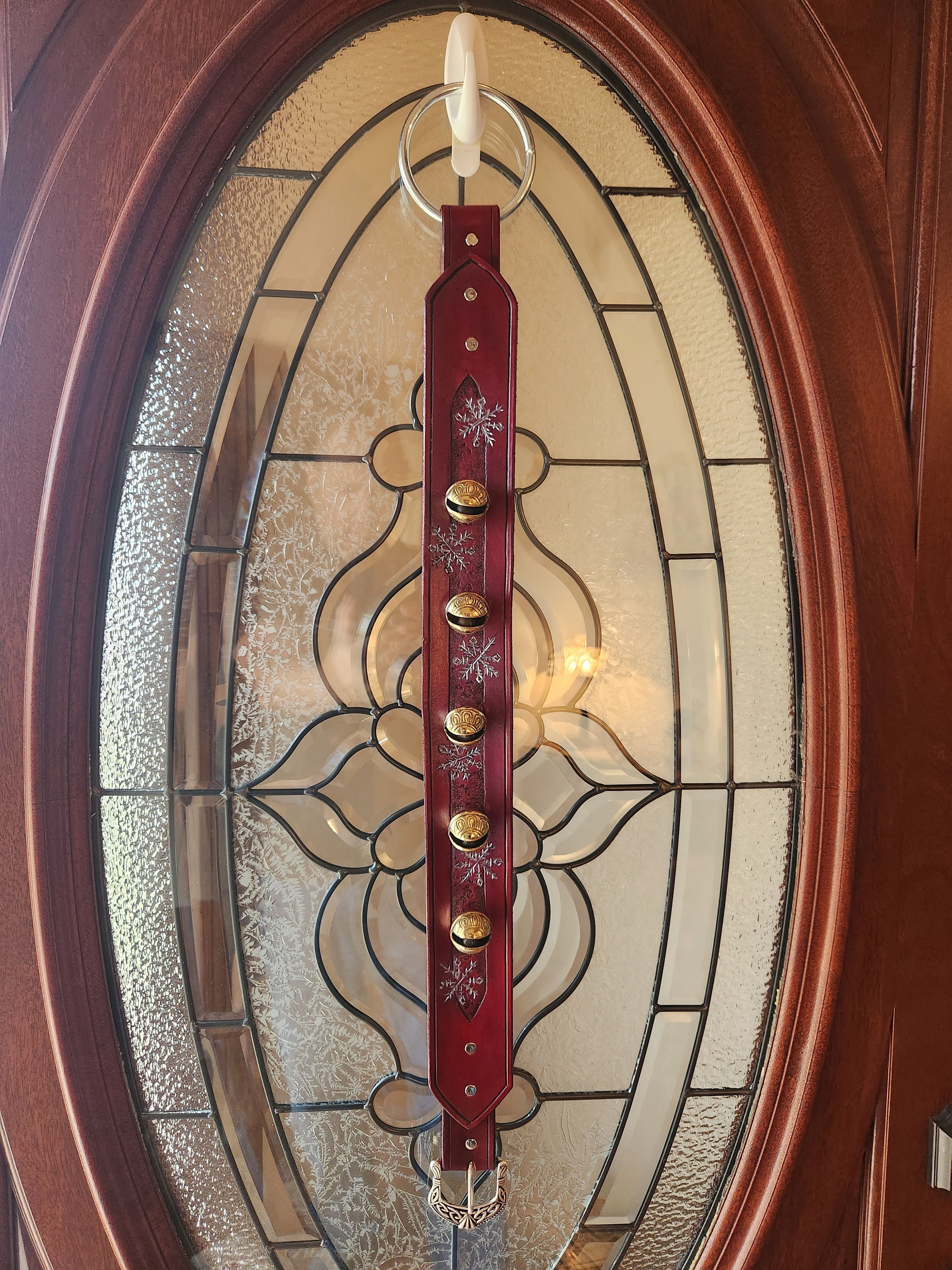 Sleigh Bell Decoration/sleigh Bell Door Hanger/antique Sleigh Bells ...