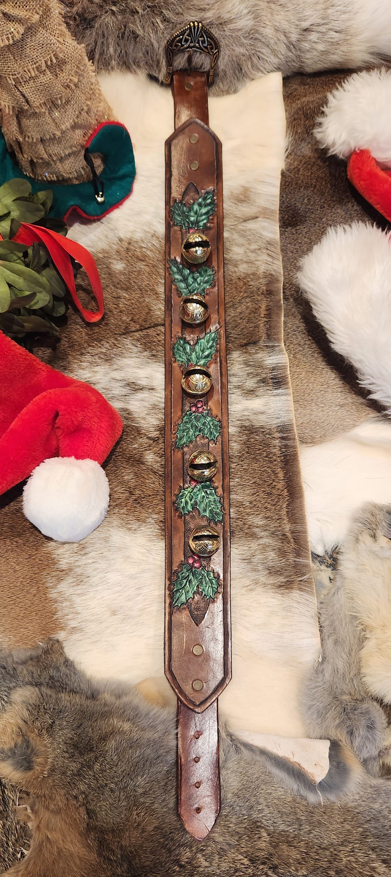 Sleigh Bell Decoration/sleigh Bell Door Hanger/antique Sleigh Bells ...