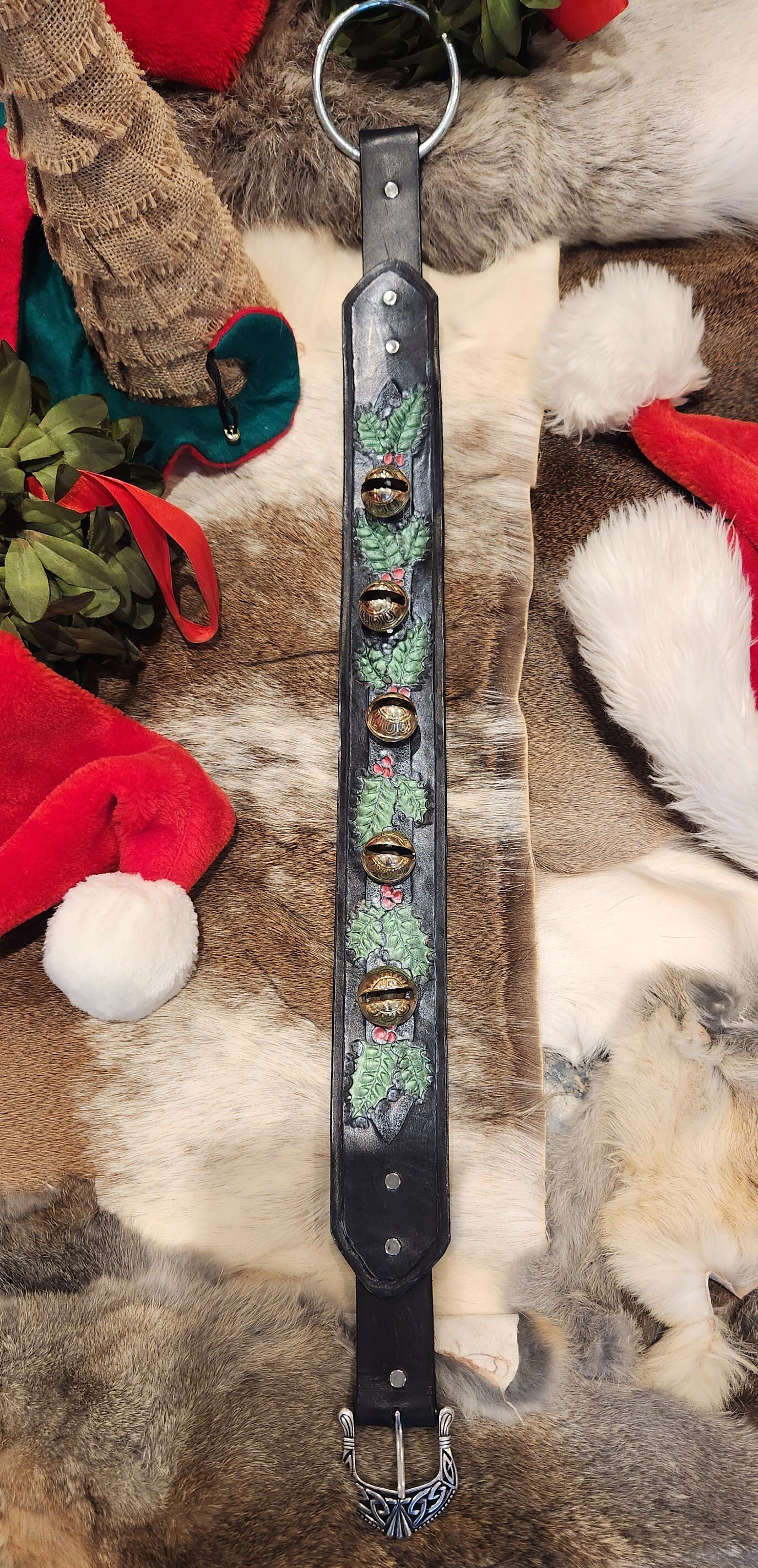 Sleigh Bell Decoration/sleigh Bell Door Hanger/antique Sleigh Bells ...