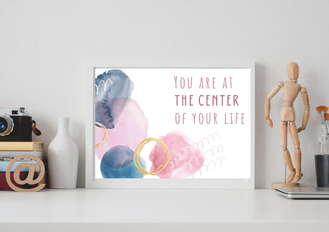 Affirmation Cards, Selflove, Printable Wall Art, Mental Health ...