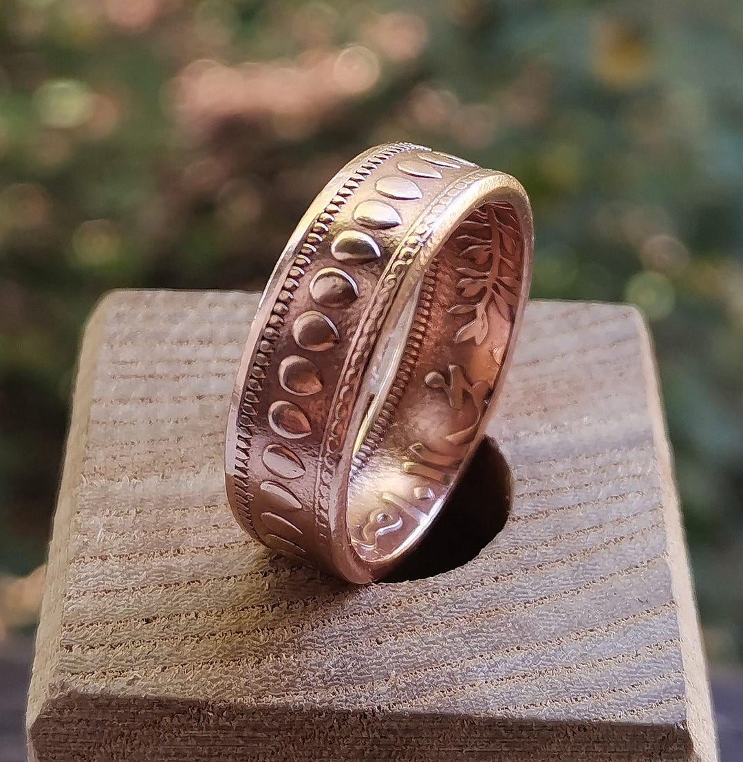 Tunisian Centimes Bronze Coin Ring / Ring Handmade Jewelry Personal ...
