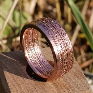 Copper Claddagh Ring Etsy