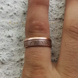 Celtic Knot Copper Coin Ring // Viking Ring Warrior Jewelry Celtic Ring ...
