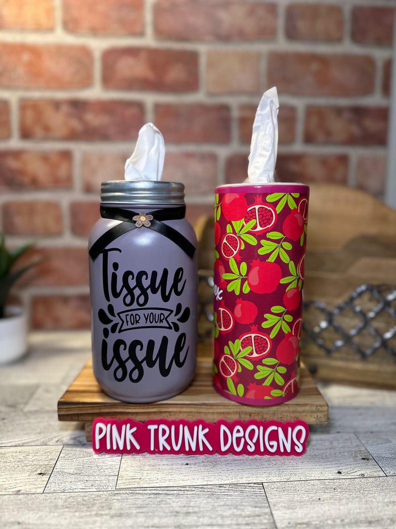 Tissue Jar, Bless You, Here's a Tissue for Your Issue - Etsy