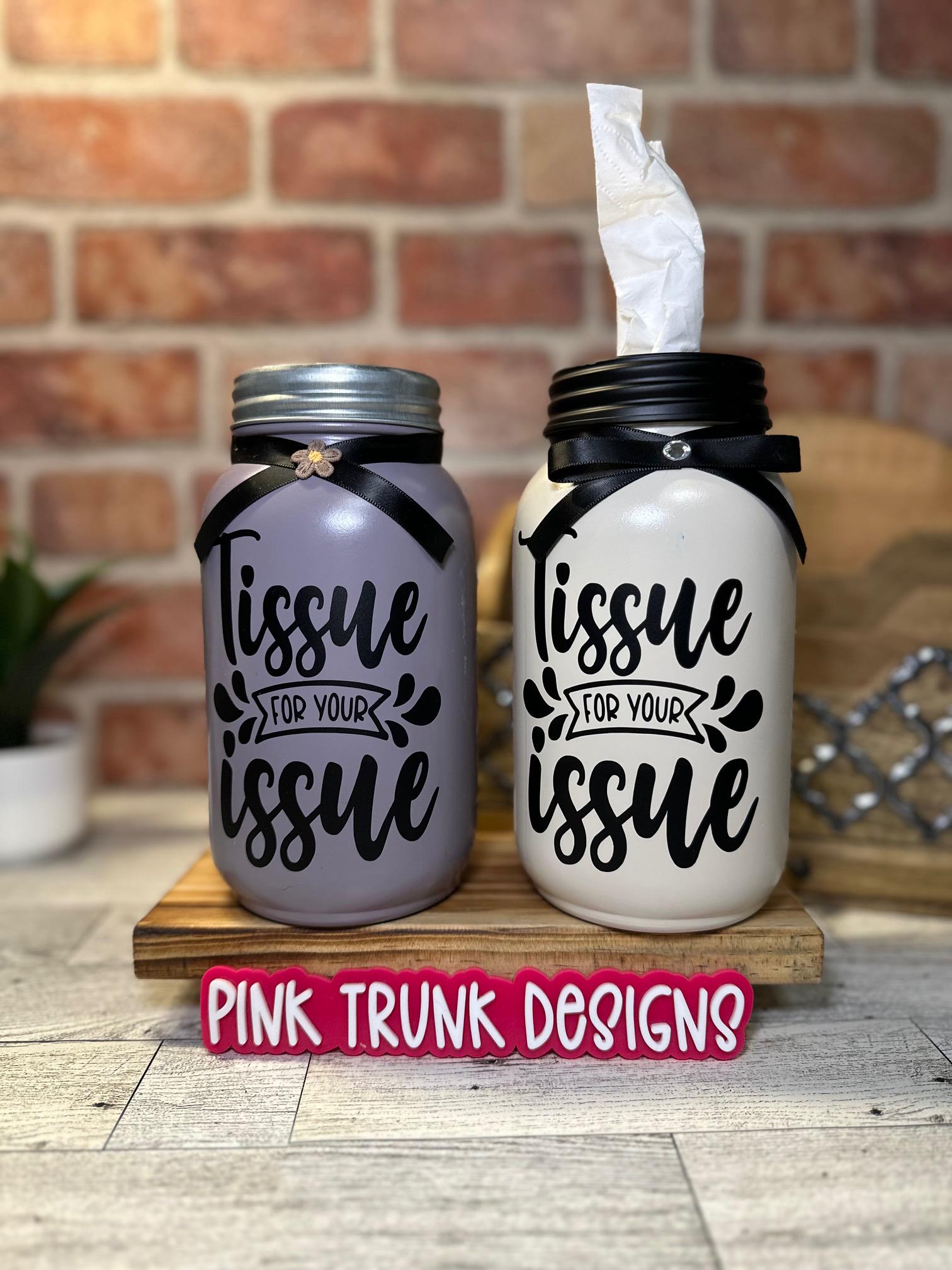 Tissue Jar, Bless You, Here's a Tissue for Your Issue - Etsy