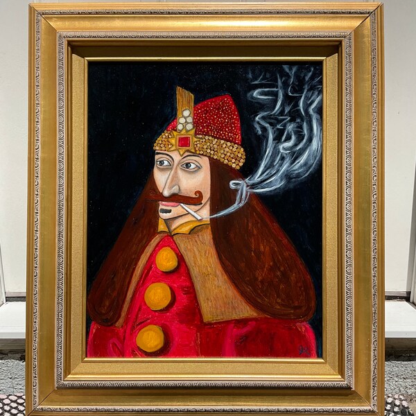 Vlad Dracula Painting - Etsy