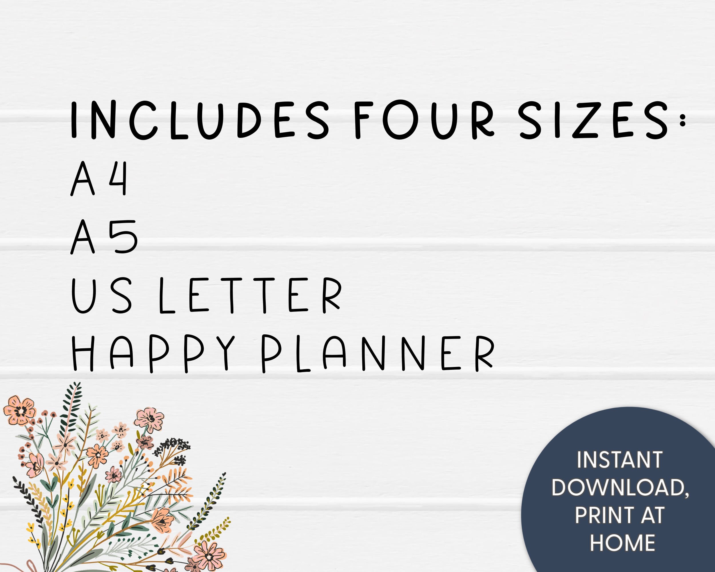 Printable Vertical Weekly Planner Insert (split Layout) US Letter Size ...