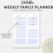 Farmhouse Printable Christmas Planner Happy Planner and Letter Size - Etsy