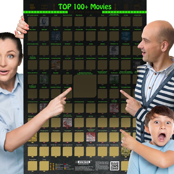 Horror Movie Scratch off Poster - Etsy