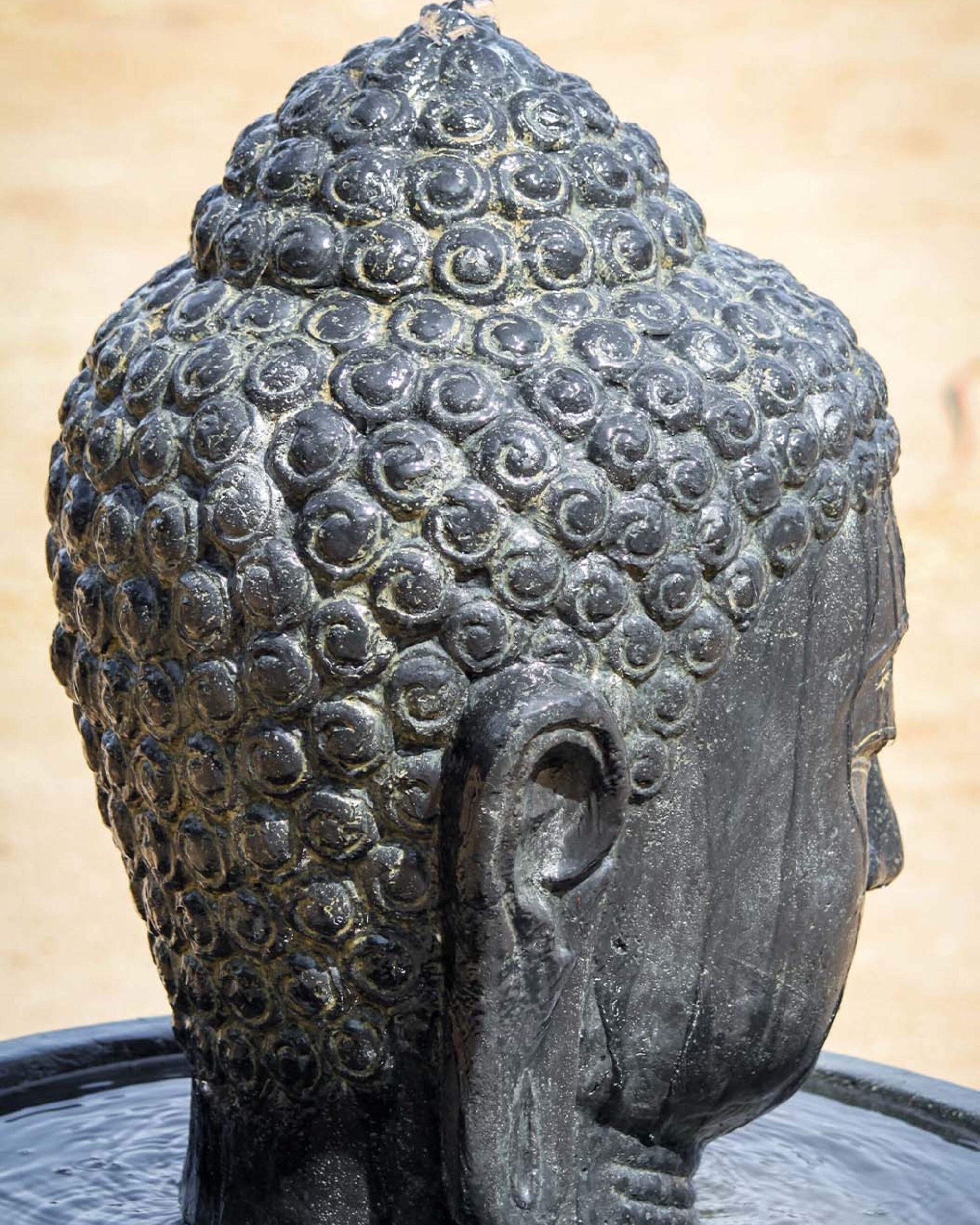 Buddha Head Fountain Statue Perfect for Indoors or Outside in a Garden ... Buddha Head Fountain Statue Perfect for Indoors or Outside in a Garden ...