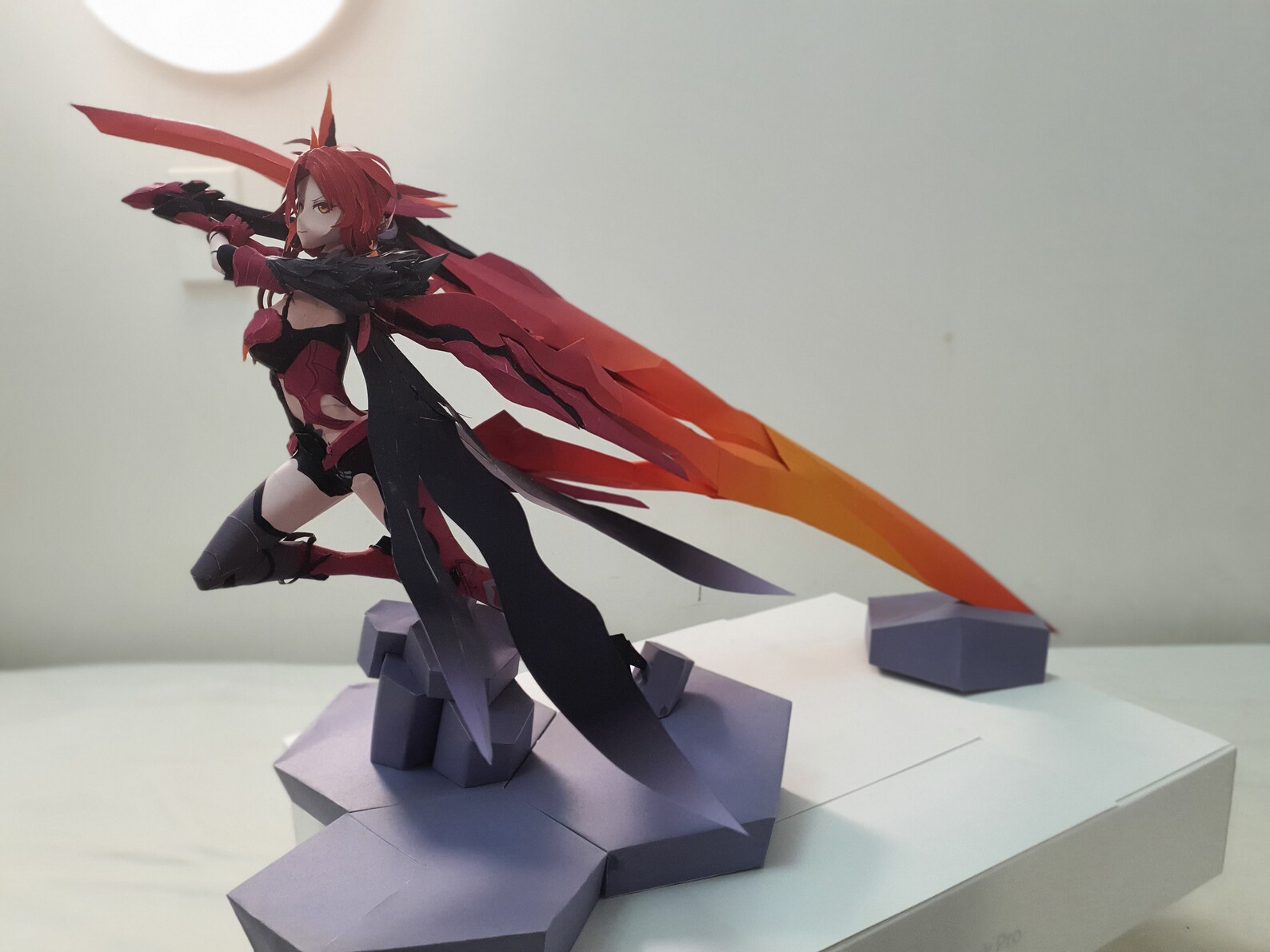 Honkai Impact 3 Murata Himeko Vermillion Knight, Papercraft Figure ...