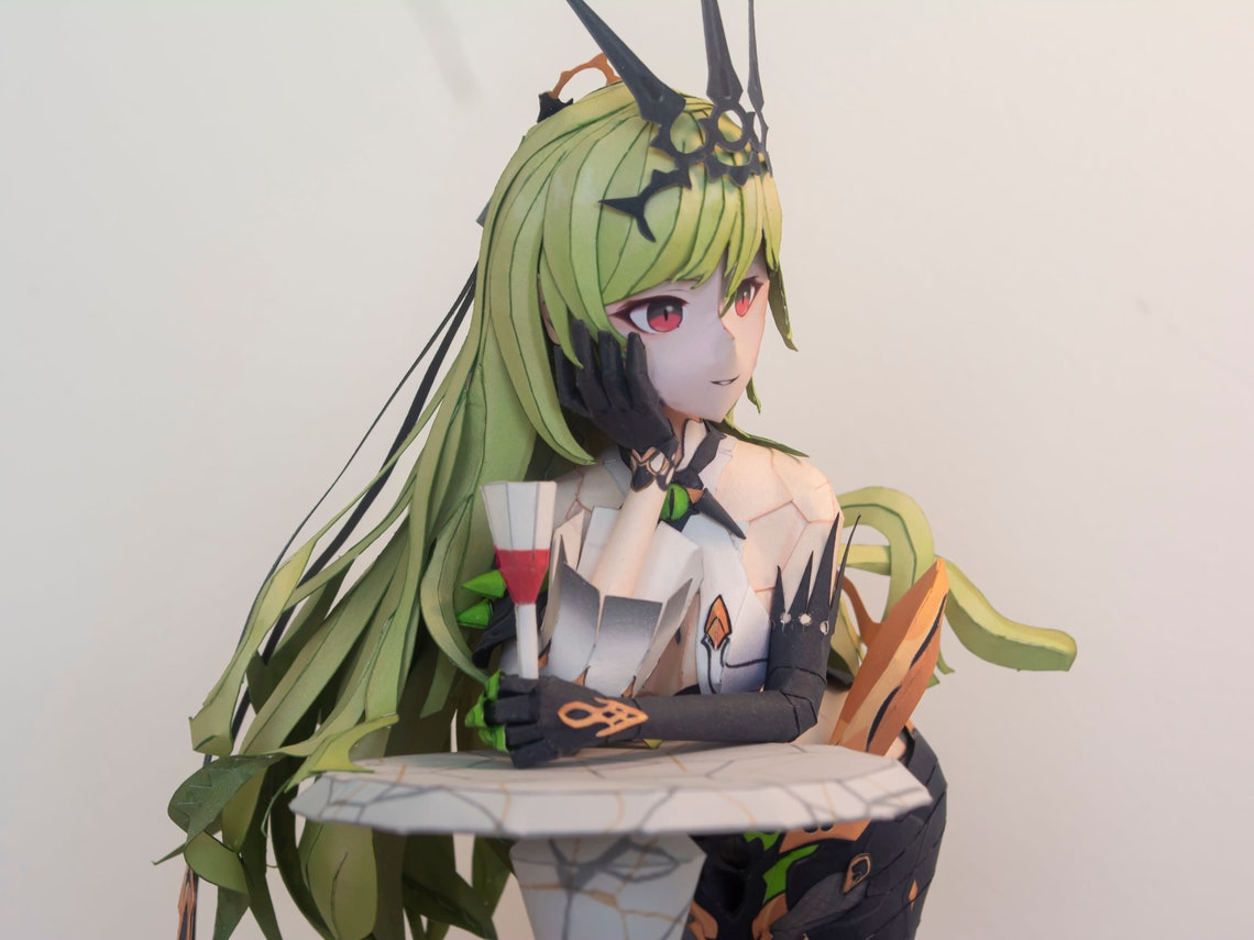 Honkai Impact 3rd Mobius, Papercraft Figure, Digital, PDF Template, DIY ...