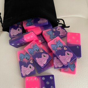 Personalized Double 6 Dominoes Box Set, Customizable Gifts, Domino Set ...