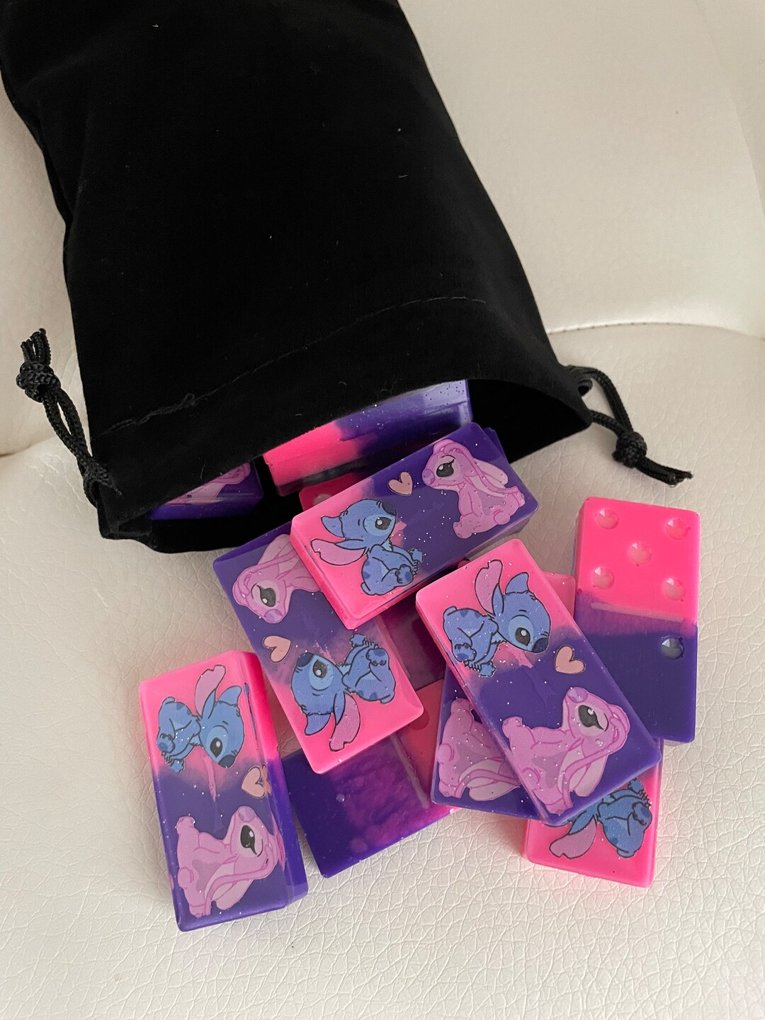 Personalized Double 6 Dominoes Box Set, Customizable Gifts, Domino Set ...