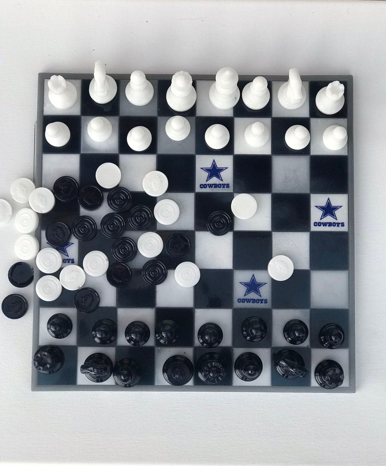 Cowboy Chessboard, Custom Chess Set, Customizable Gifts, Chessboard ...