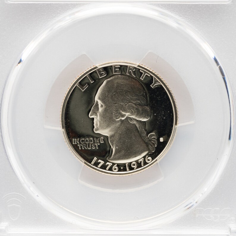 1976-S SILVER Bicentennial Quarter 25c PCGS PR69 DCAM - Etsy