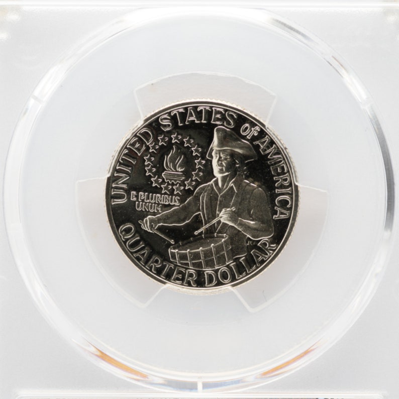 1976-S SILVER Bicentennial Quarter 25c PCGS PR69 DCAM - Etsy