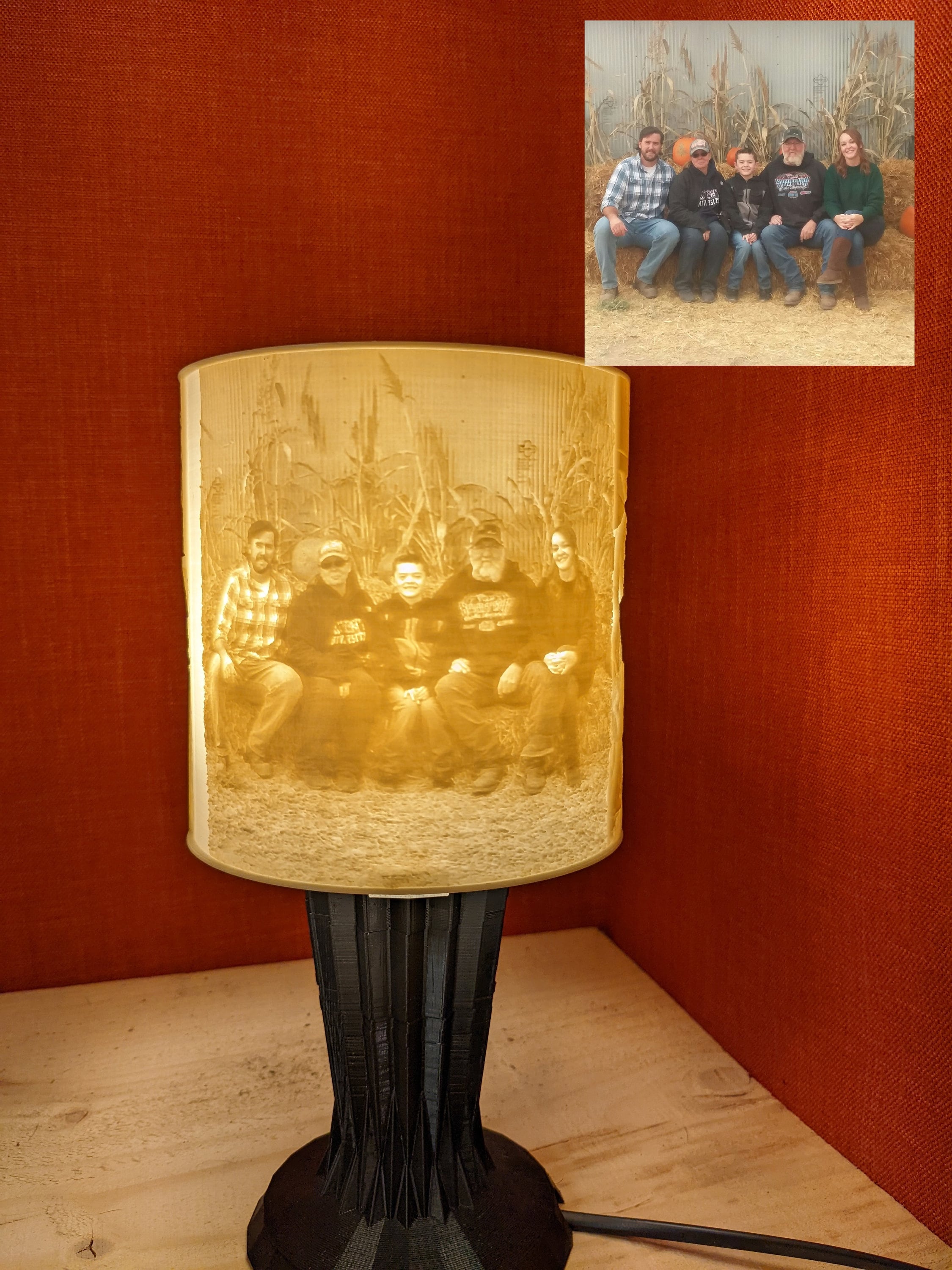 Custom Personalized 3D Printed Lithophane Lamp - Etsy