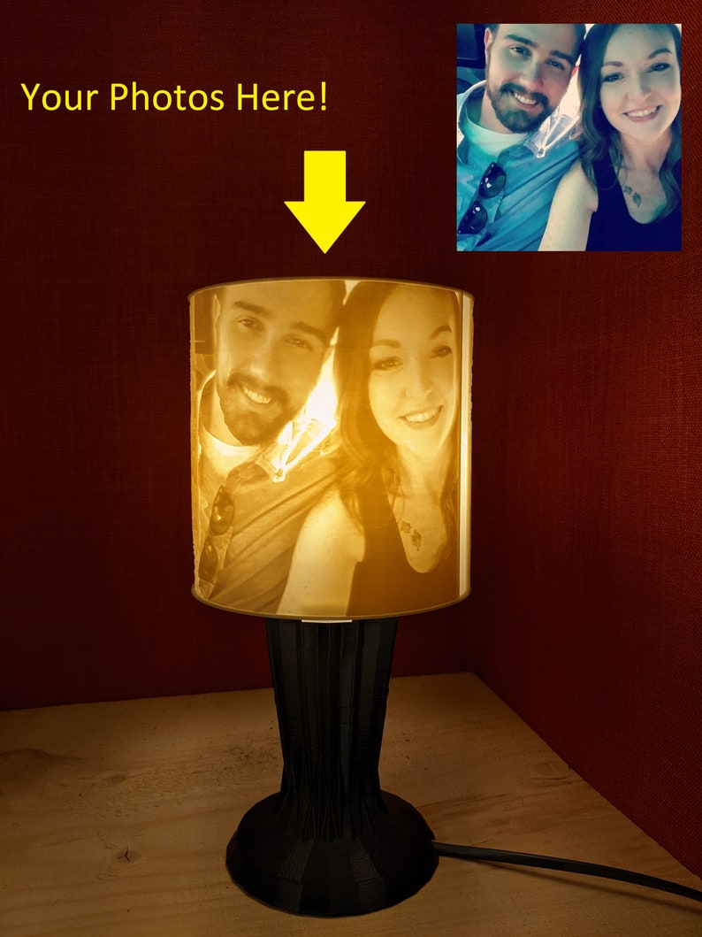 Custom Personalized 3D Printed Lithophane Lamp - Etsy