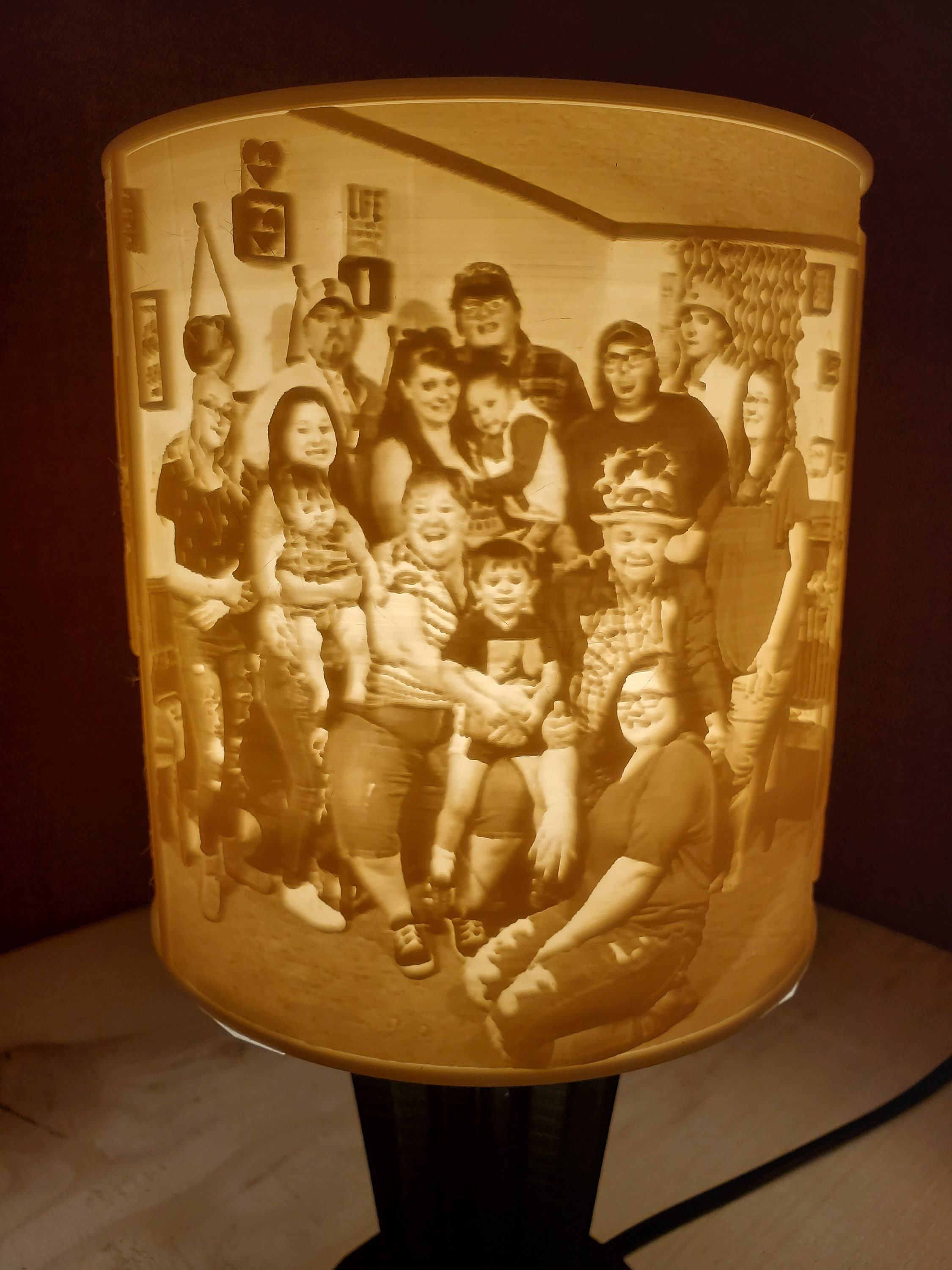 Custom Personalized 3D Printed Lithophane Lamp - Etsy