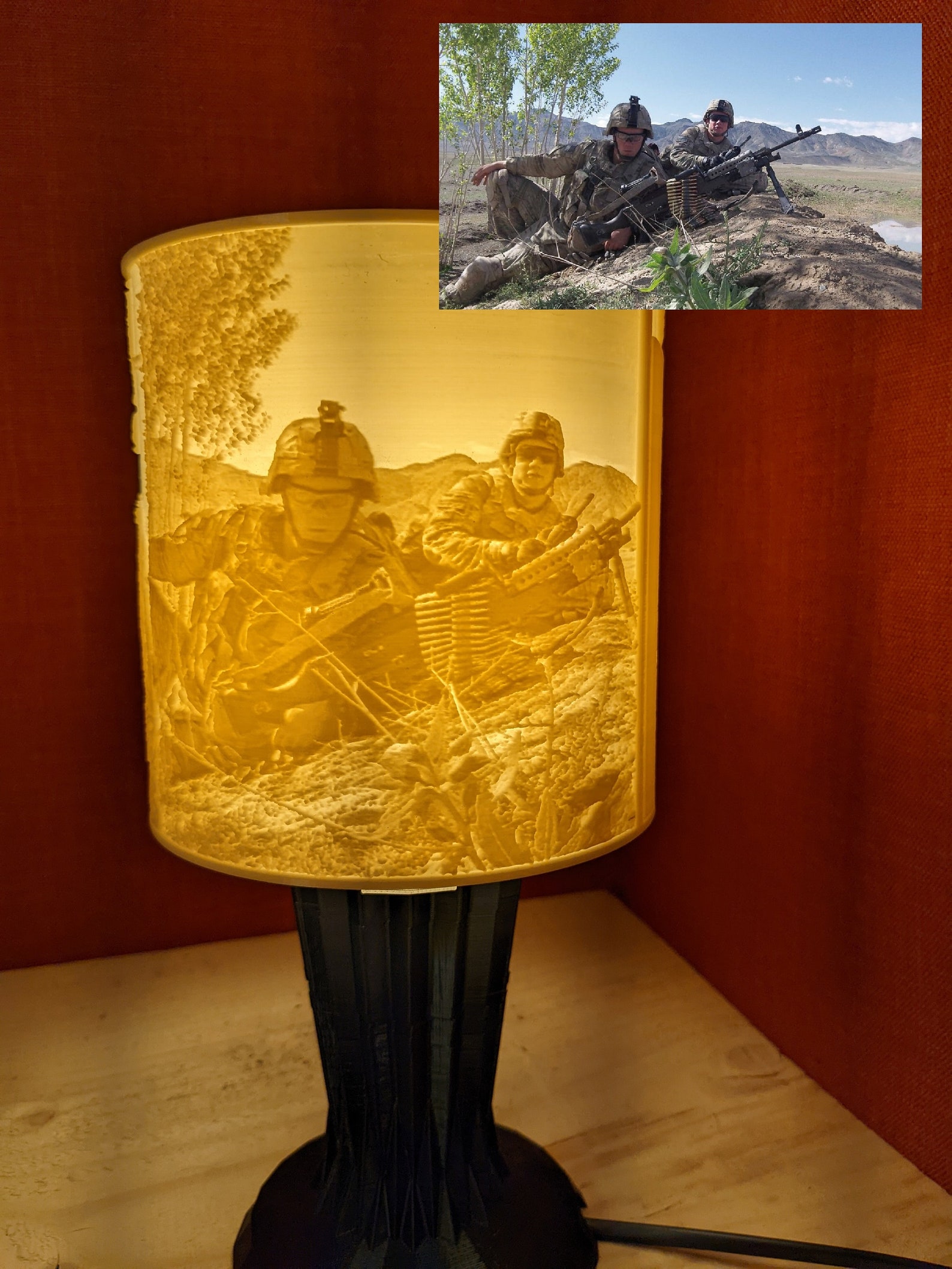 Custom Personalized 3D Printed Lithophane Lamp - Etsy