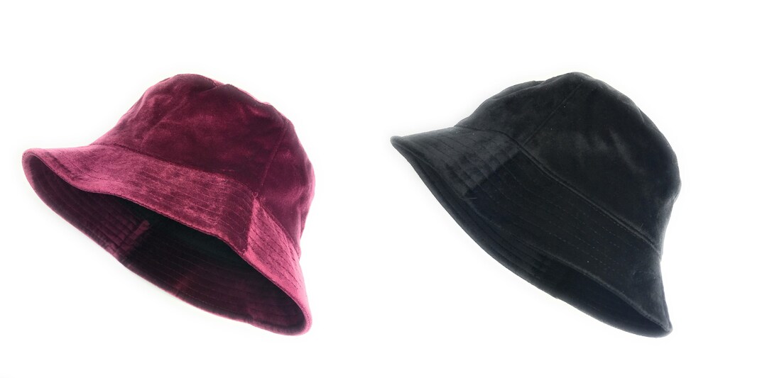 Stylish New Hand Crafted Velvet Bucket Hat - Etsy