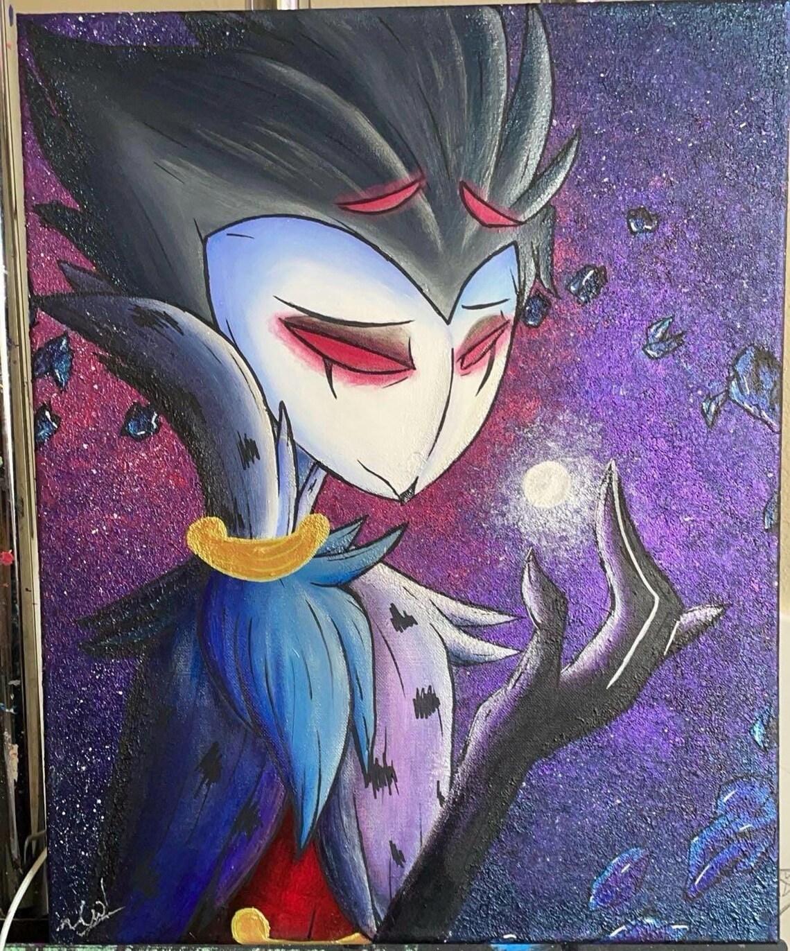 Stolas “just Look My Way” 2 Acrylic Painting! - Etsy