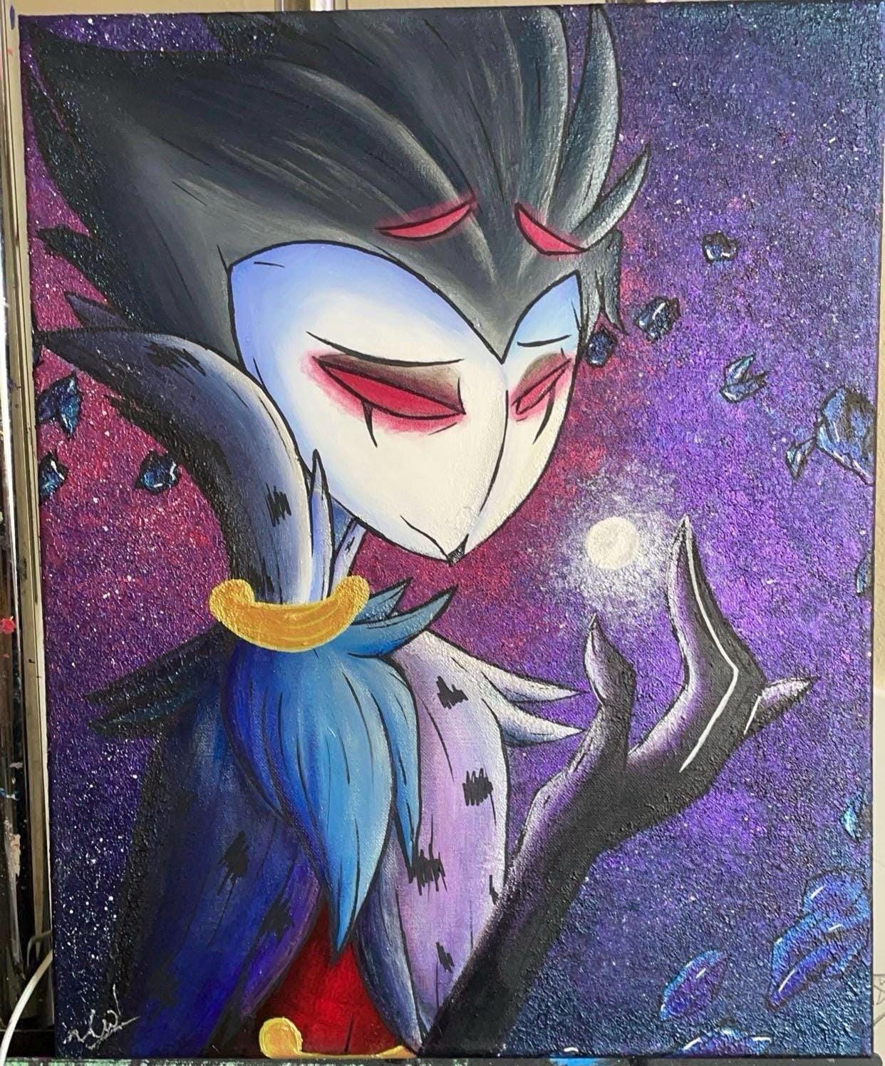 Stolas “just Look My Way” 2 Acrylic Painting! - Etsy