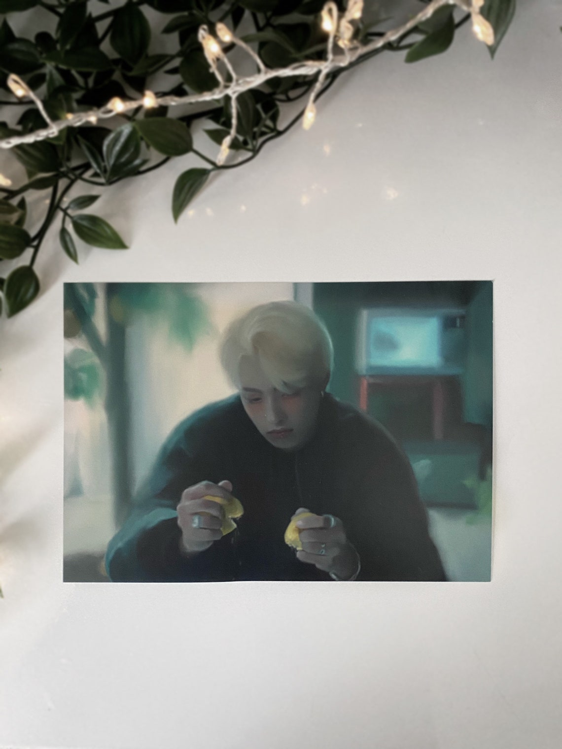Ateez Hongjoong Lemon Tree Art Print - Etsy