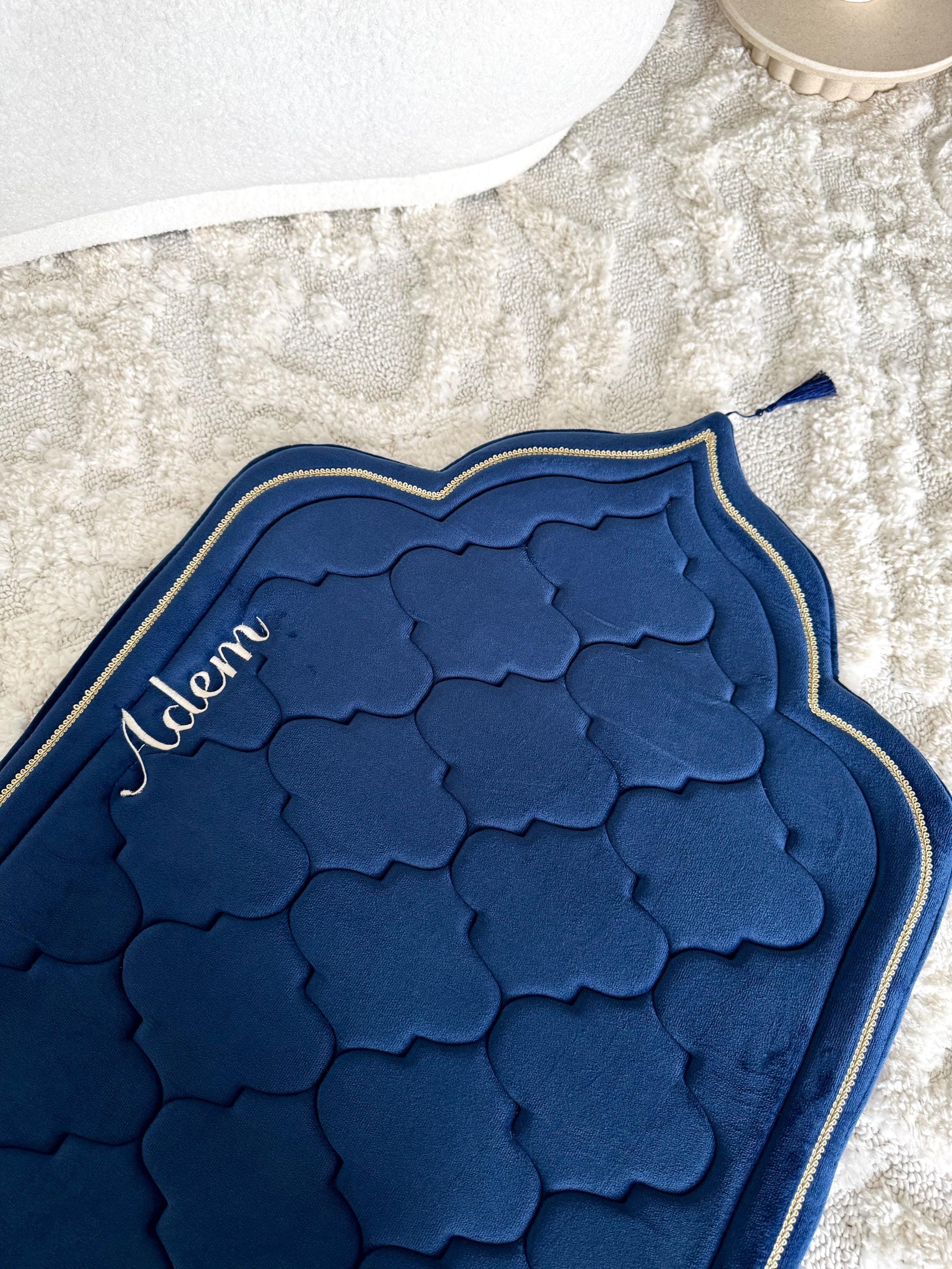 Personalised Padded Prayer Mat - Navy Blue - Etsy