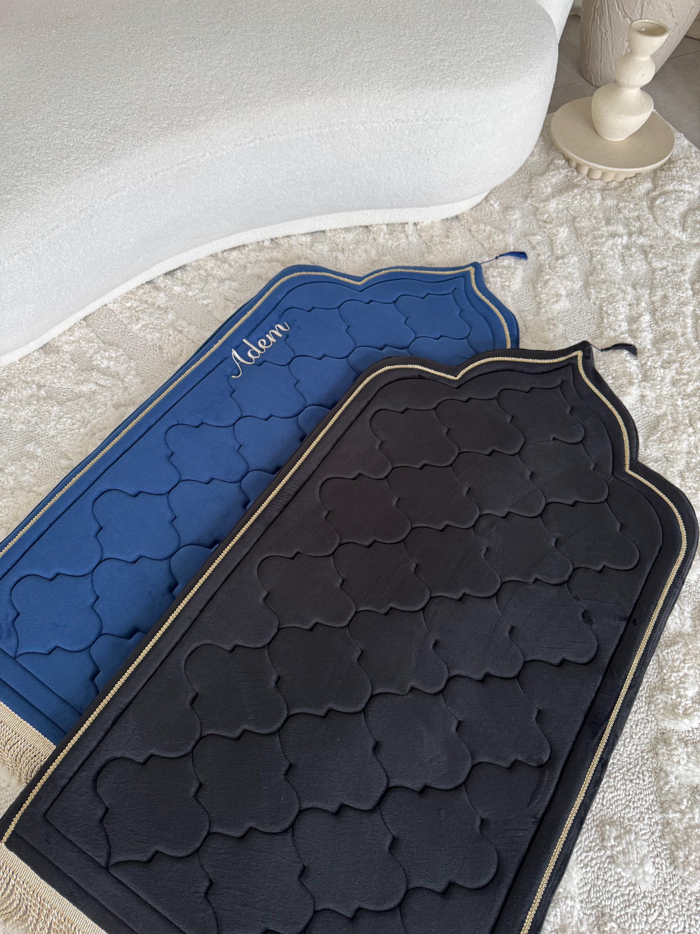 Personalised Padded Prayer Mat - Navy Blue - Etsy
