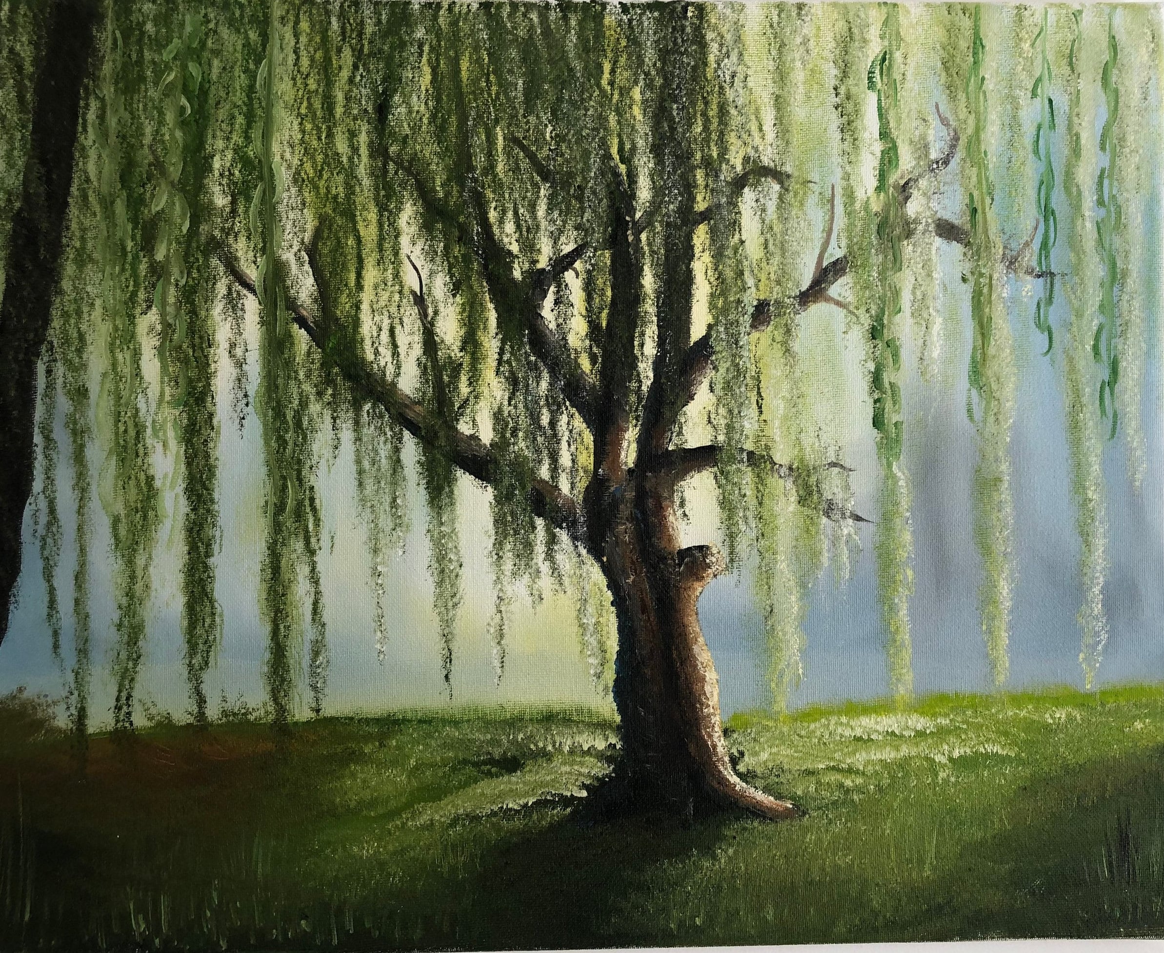 Willow Tree Oil Painting