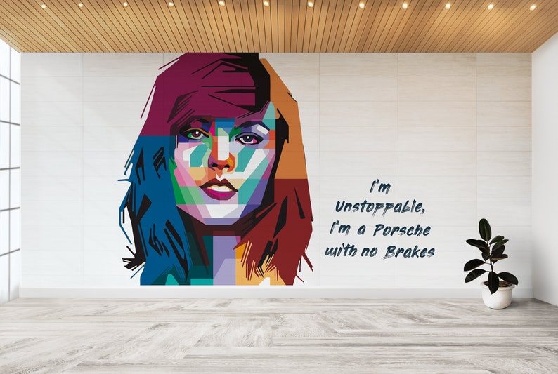 Taylor Swift Svg I'm Unstoppable Svg Blue Svg Taylor - Etsy