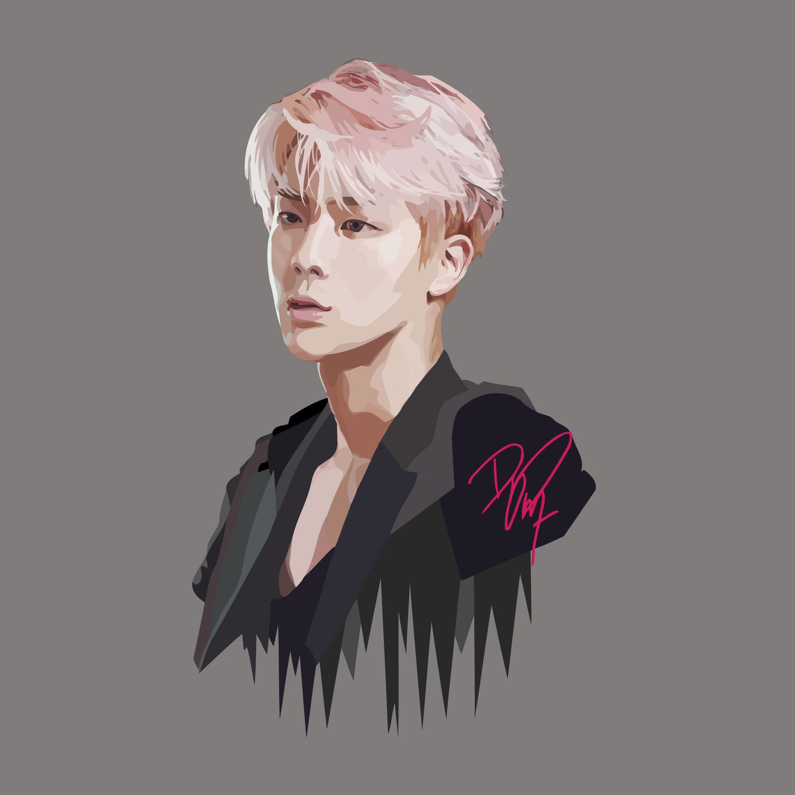 Printable Digital BTS JIN Sticker BTS Sticker Pack Svg Sticker for Bags ...