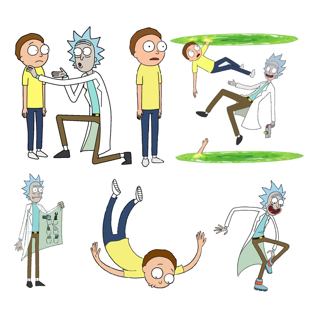 Rick and Morty SVG Bundle Rick Morty SVG Cut File Rick and Morty Vector ...