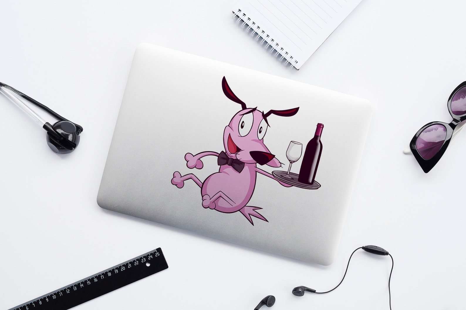 Courage the Cowardly Dog Sticker Courage the Cowardly Dog - Etsy
