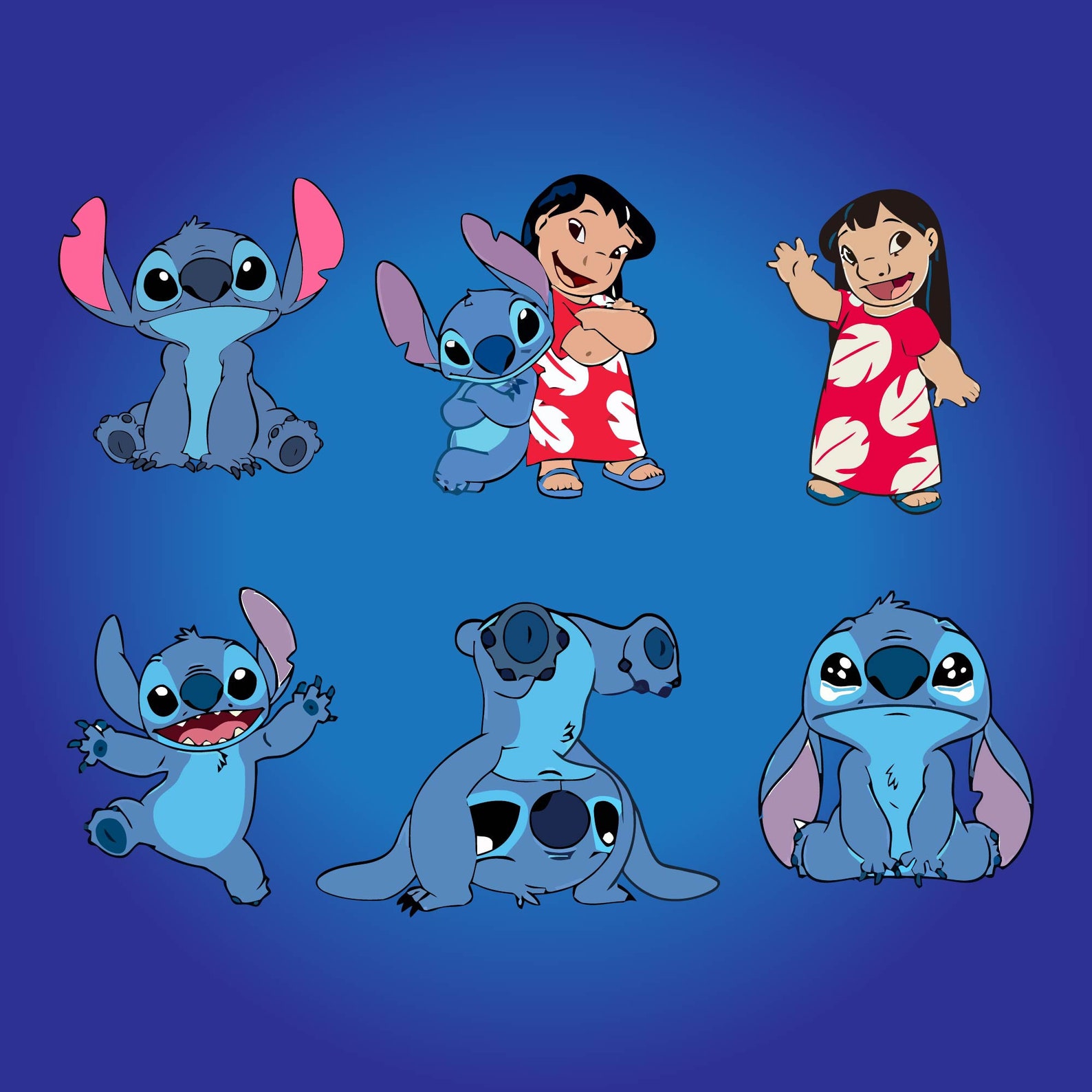 Lilo and Stitch Svg Stitch Svg Bundle Layered Item Lilo and Stitch Svg ...