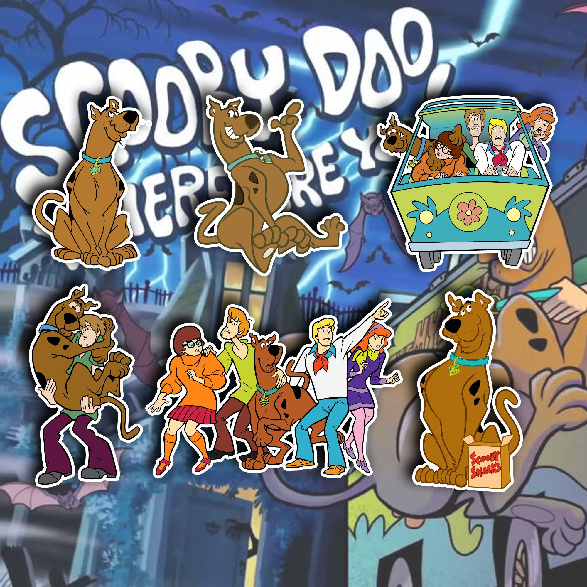 Scooby Doo SVG Bundle Cartoon Svg Scooby Doo Vector File for Cricut ...