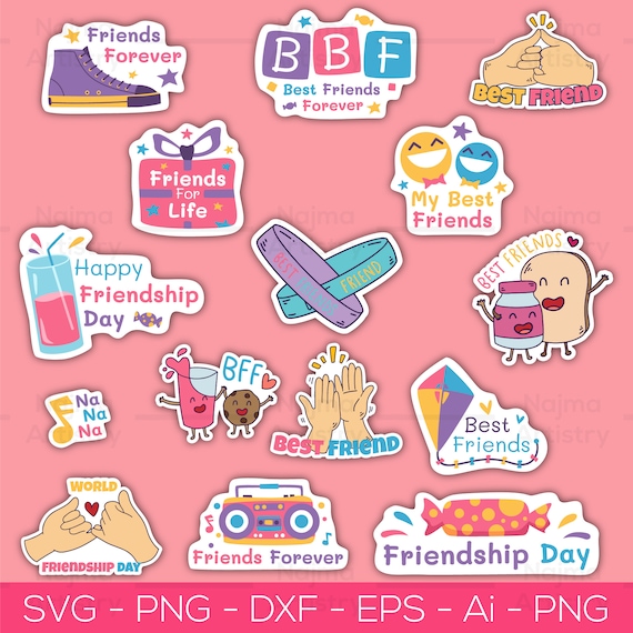 Friends Stickers Digital Download - Etsy