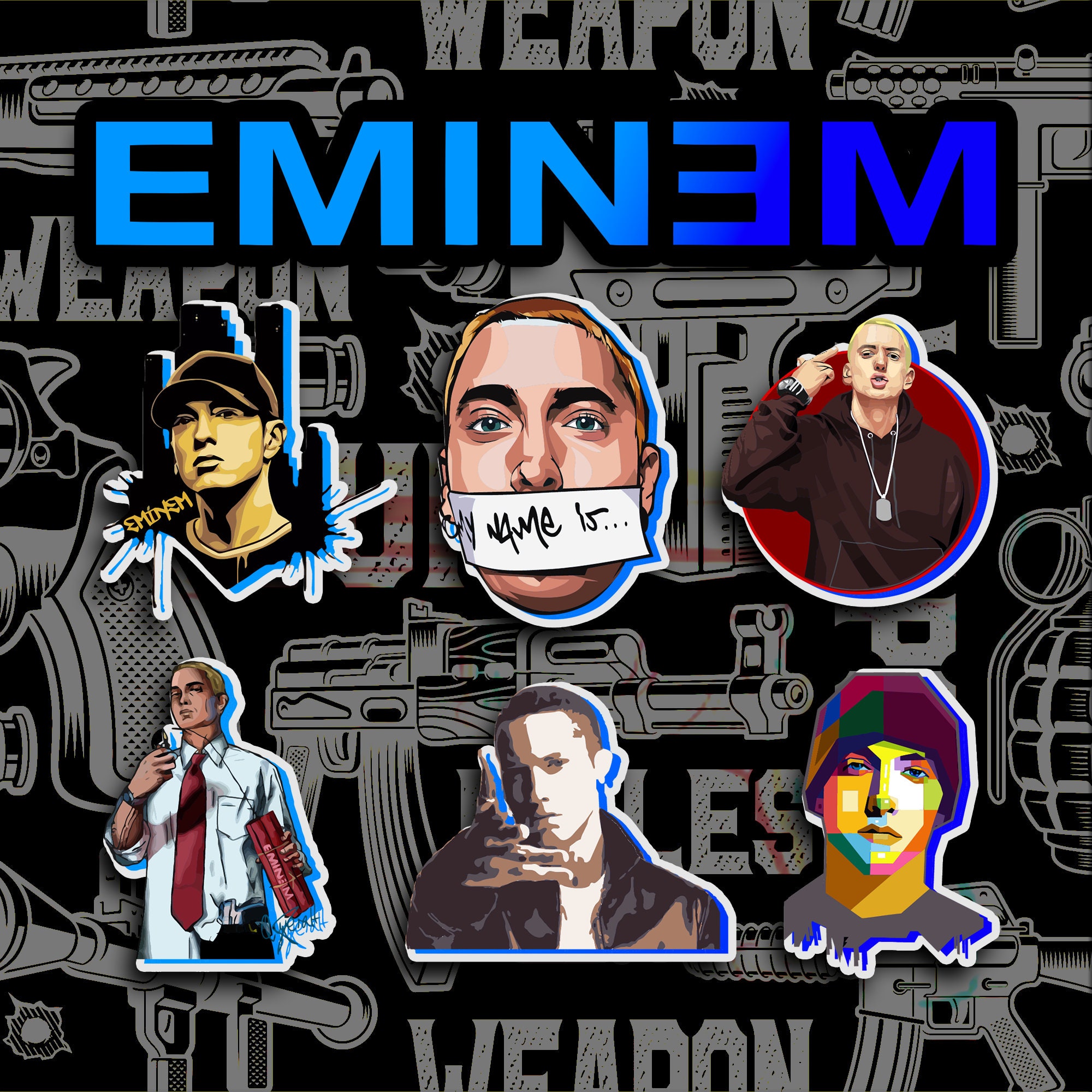 Eminem SVG Eminem Svg Cutting File Digital Download Eminem Png File ...