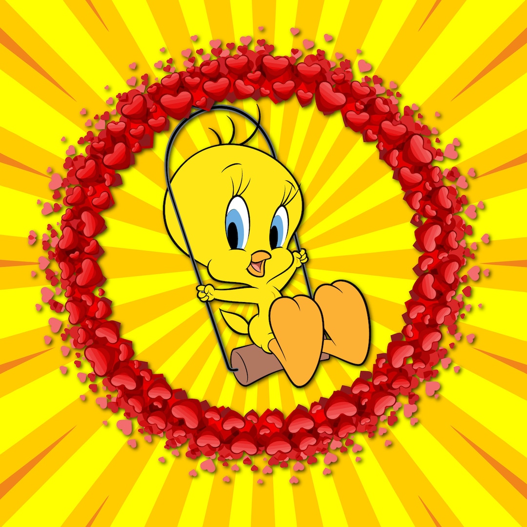Tweety Bird Printable Digital Stickers Tweety Bird Svg - Etsy